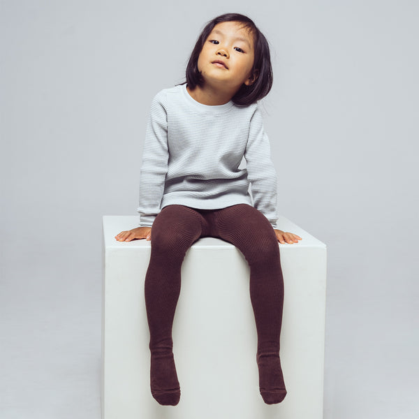 Collant per bambini - Marrone cioccolato