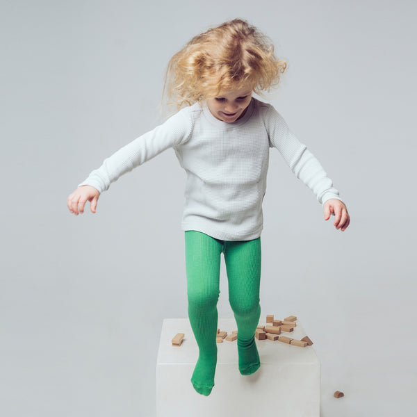 Collant per bambini - Verde primavera